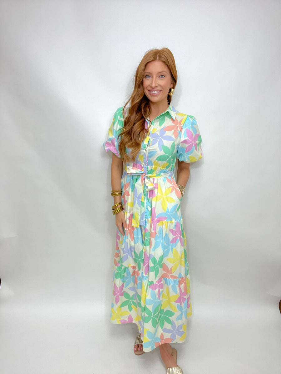 Floral Frenzy Dress – Sami Anne Clothing