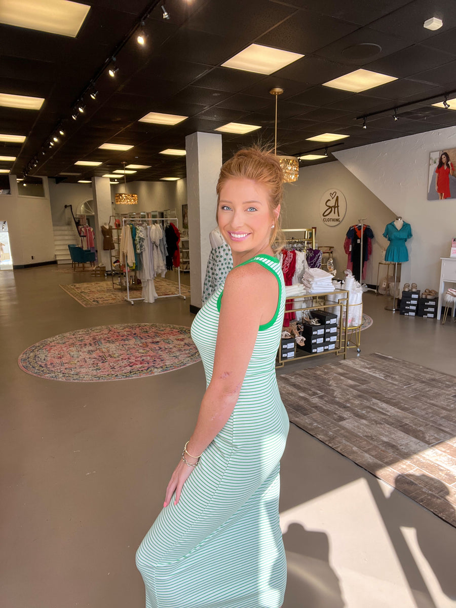 Madi Maxi - Green – Sami Anne Clothing